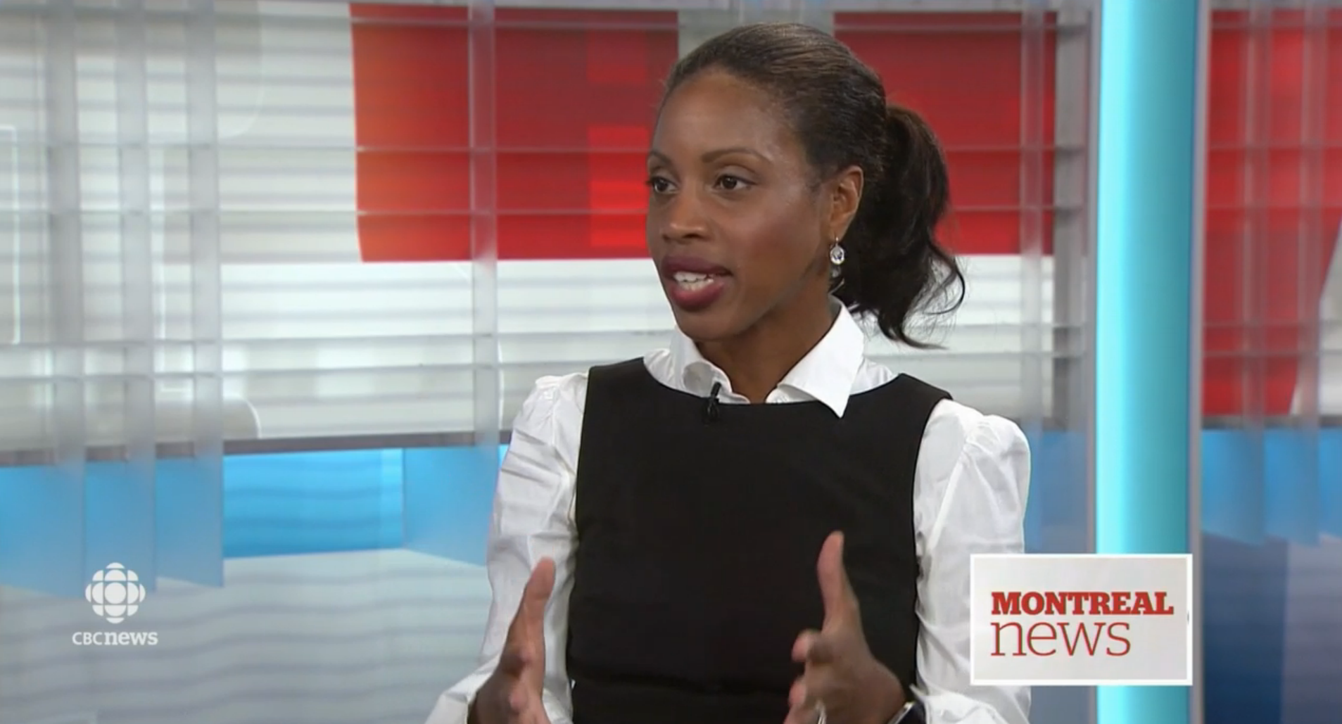 CBC political analyst Yolande James explains Bill 62 on first day of ...